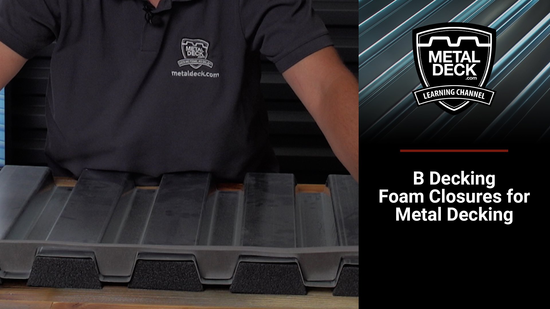 Foam Closure For B Decking: Individual Plugs For 1.5" Roof Deck