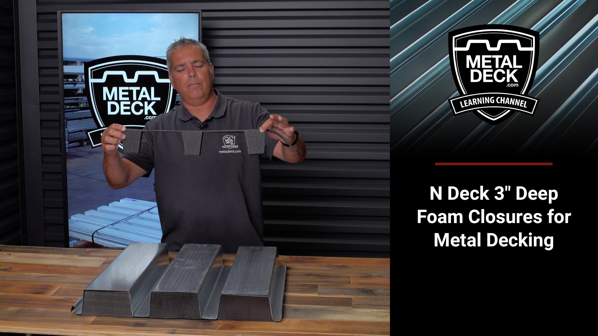 Foam Closure For N Deck: Individual Plugs For 3" Roof Deck